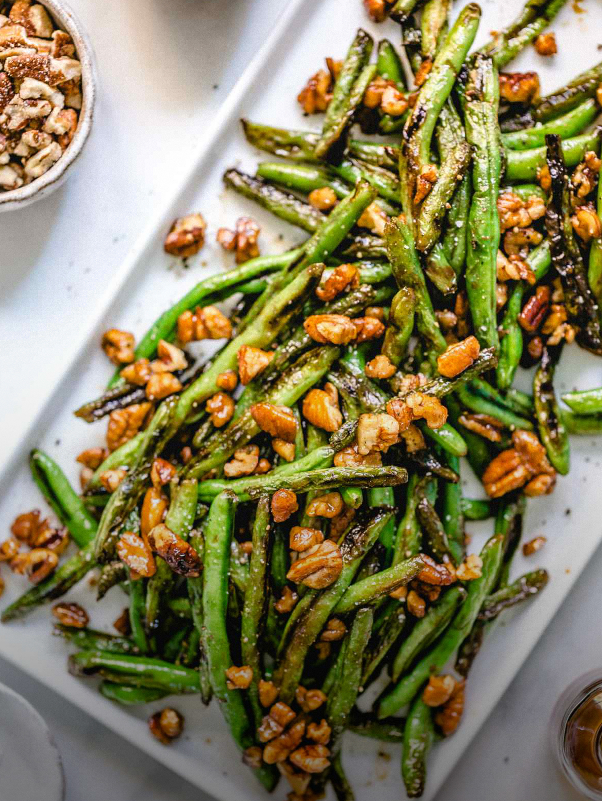 Charred Sesame Pecan Green Beans - South Georgia